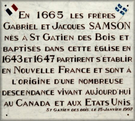Notre famille Samson – De Jacques Samson à Louis-Aurèle, 1647 à 1944